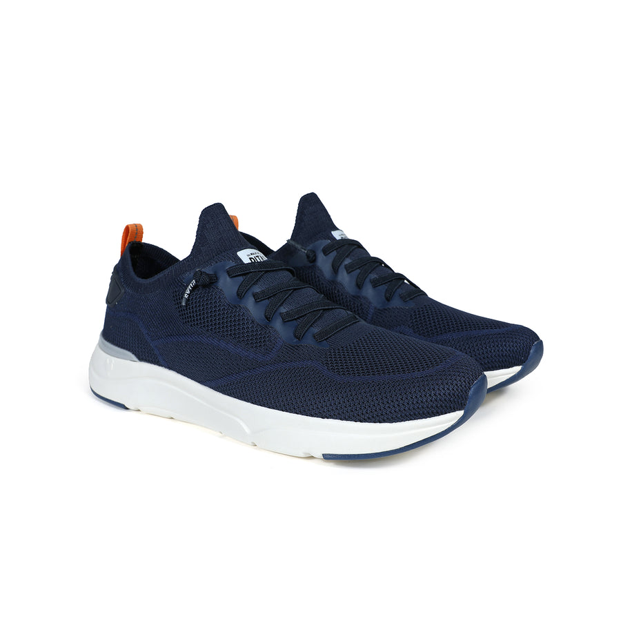 Walk In Pitas Cue Men's Memory Foam Lightweight Slip On Trainer Marino ...